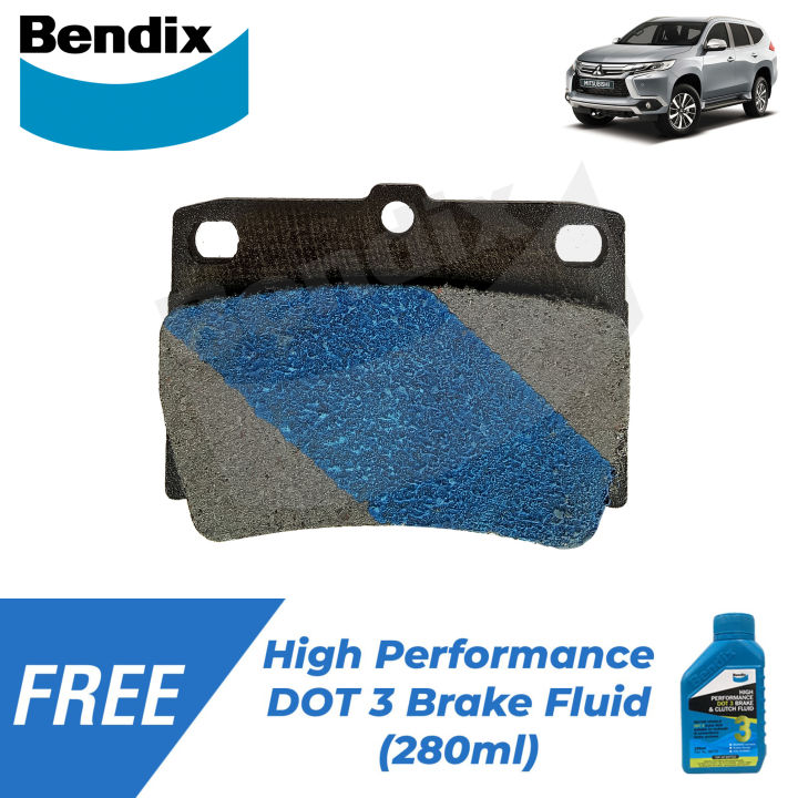 Bendix Brake Pads GCT DB1390 Rear Set for Mitsubishi Montero USA Model 2005-2007 and Montero ...