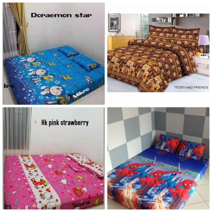 Seprei Motif Karakter sudut karet | Lazada Indonesia