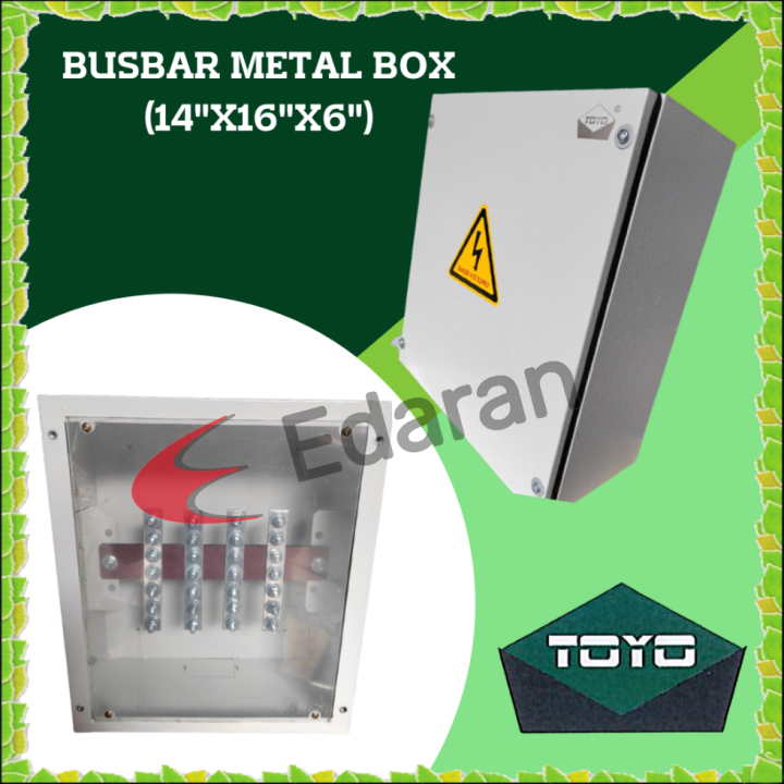 TOYO BUSBAR METAL BOX (14"X16"X6") - MAX : 150A | Lazada