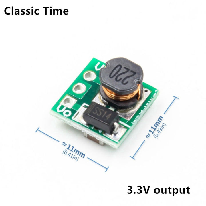 DC 0.9V-5V To 5V or DC 0.8V-3.3V To 3.3V DC-DC Step-Up Power Module ...