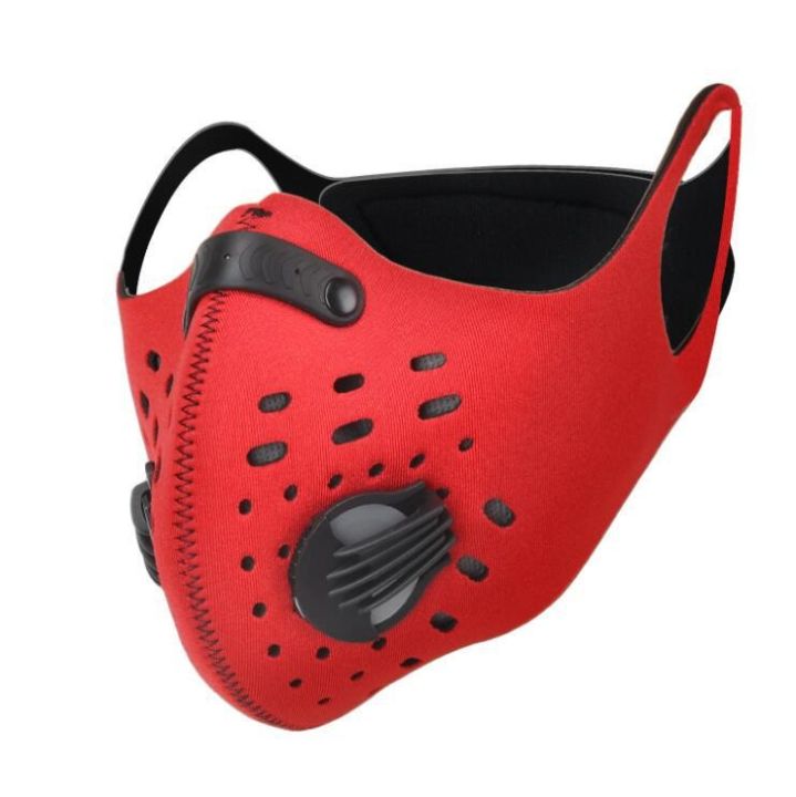 Cycling Face Mask Bike Active Carbon With Filter Dust Mask Breathing ...