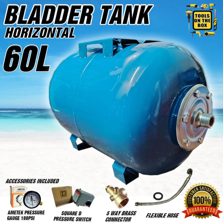 60L Bladder Pressure Tank HT60L Genuine Heavy Duty High Quality Water ...