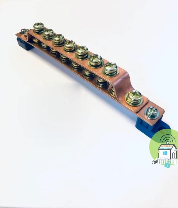 TERMINAL BUSBAR NOL MASKO ARDE PLAT TEMBAGA TEBAL 10 + 7 BAUT 17 BAUT ...