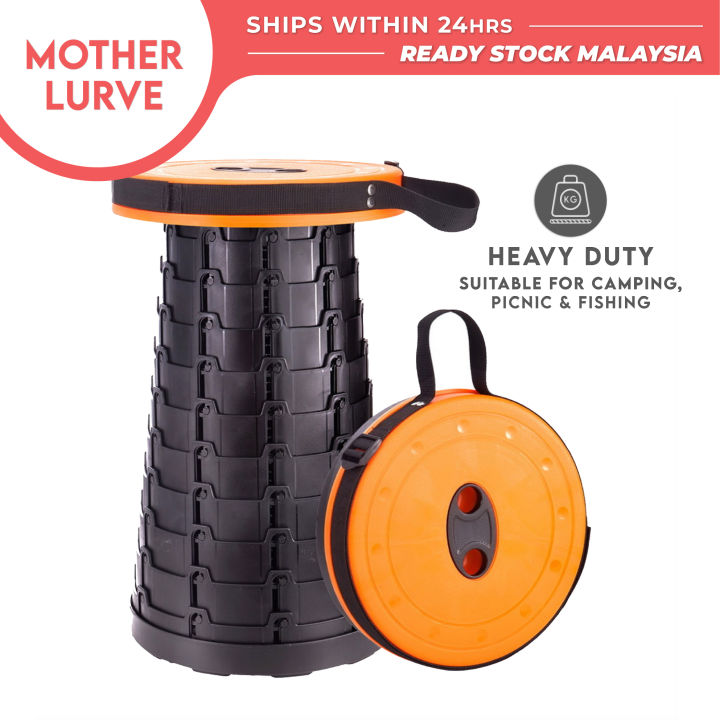 Collapsible Telescopic Chair Stool Outdoor Camping Picnic Retractable ...