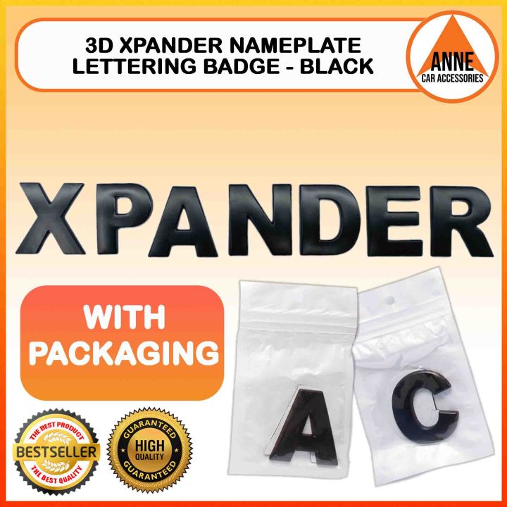 XPANDER / XPANDER CROSS Car Hood Emblem Sticker for Mitsubishi Xpander ...