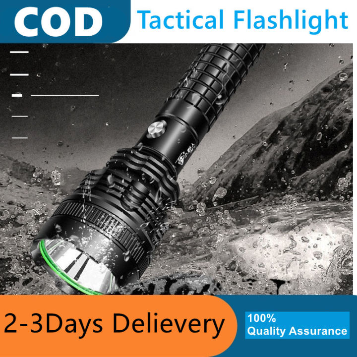 Super Bright LED Torch Light Powerful Waterproof Rechargeable ...