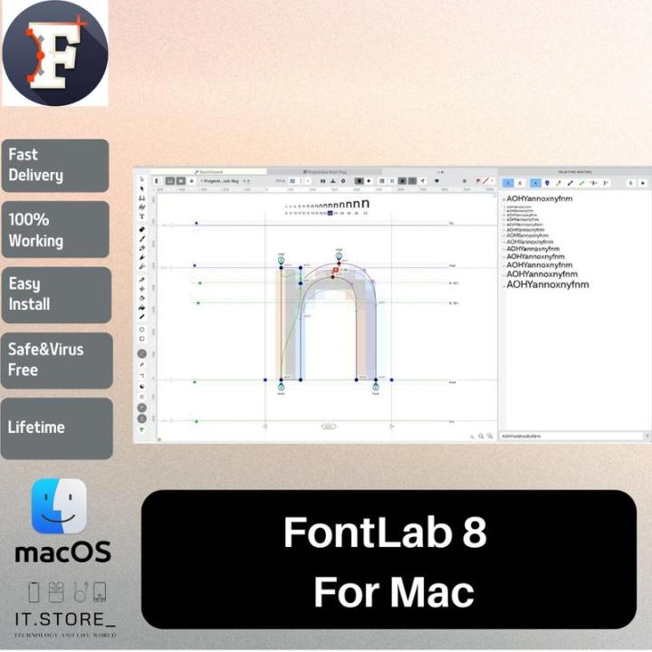 【MAC】FontLab 8 Lifetime for Intel and M1 Chip Apple Silicone MacOs/Macbook/Mac Software Full ...