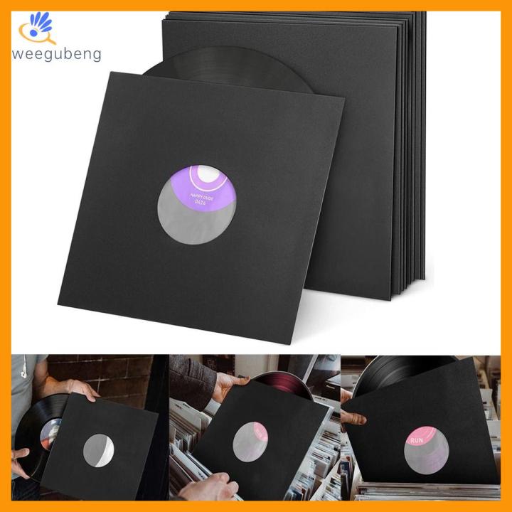 WEEGUBENG Resealable Vinyl Records Sleeve 7/10 inch Composite LP Record ...