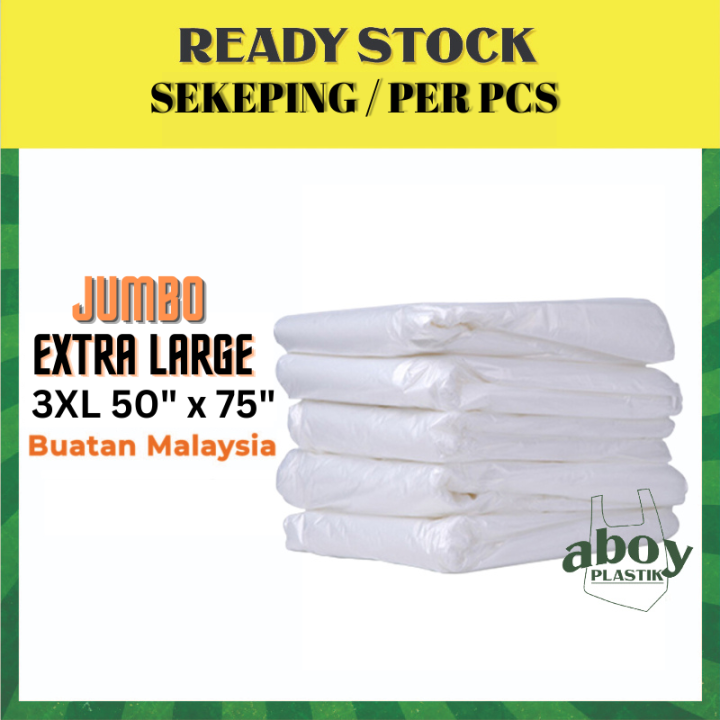 Superb Large l Jumbo Large Plastic Bag l Beg Plastik Tebal Besar l High ...