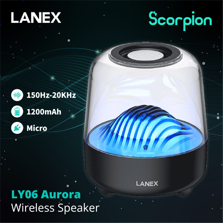 Lanex LY06 Aurora Wireless Speaker | Lazada