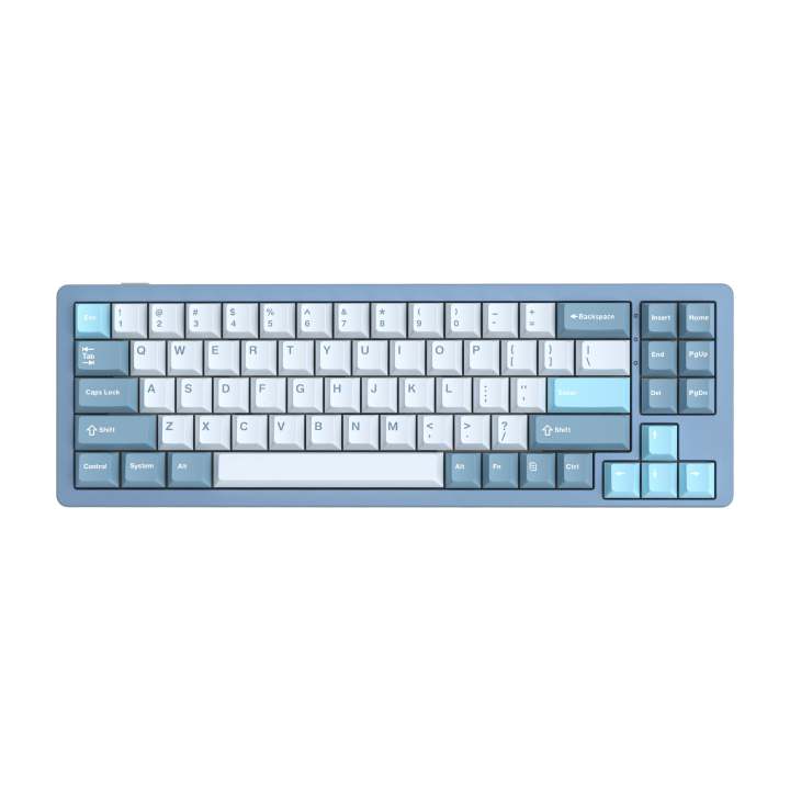 Salt White Switch M71 71 Keys Mechanical Keyboard PC Keyboard Type-C ...
