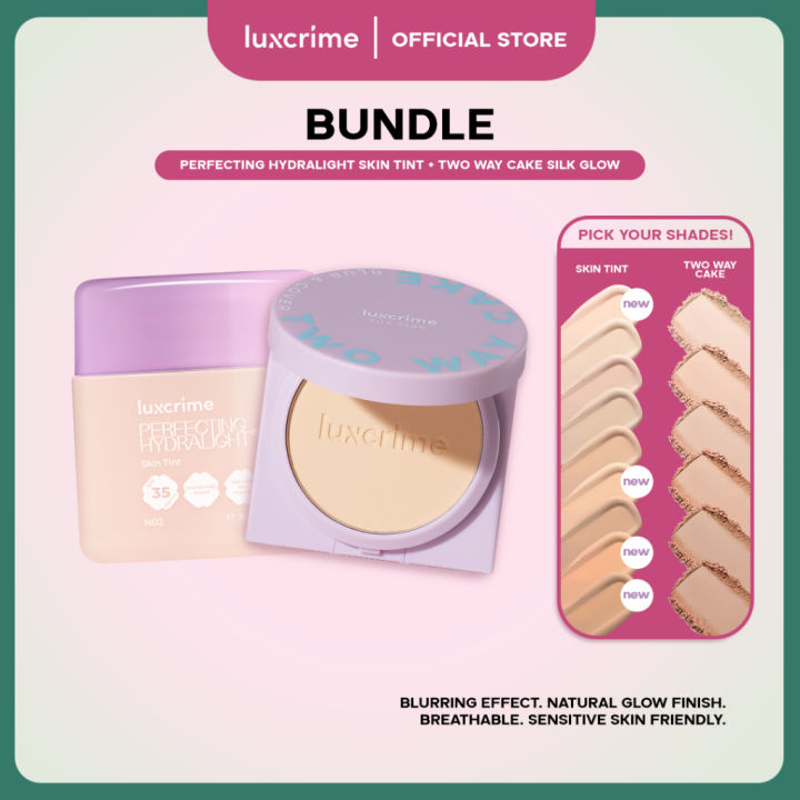 [FREE LIP STAIN LATTE] Luxcrime Perfecting Hydralight Skin Tint + Two ...