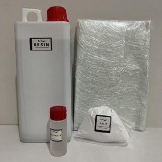 Resin Paket 1000gr SURGA MOTOR MALANG Komplit Bening Merah Lebih Hemat ...