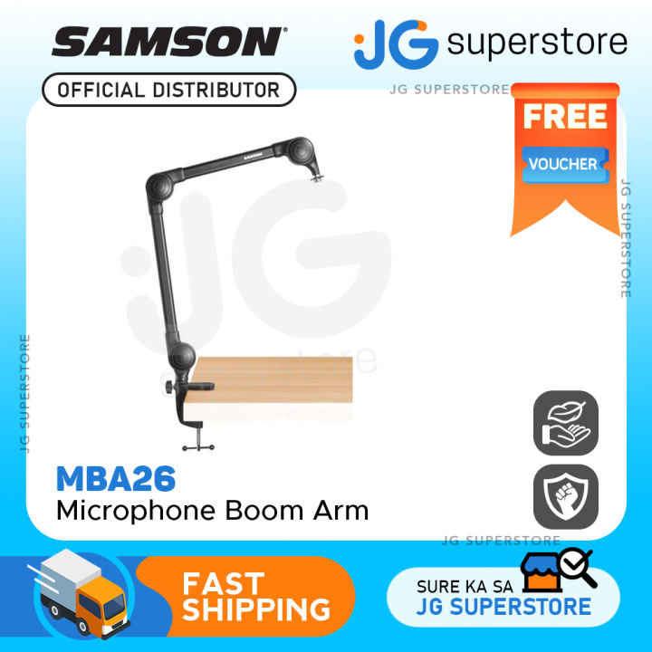 SAMSON MBA26 Lightweight 26-inch Microphone Boom Arm with Quick Release ...