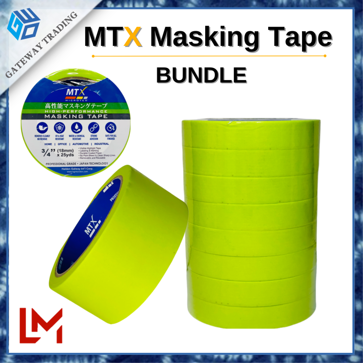 [1 Bundle] Microtex MTX High Performance All in One Masking Tape ...