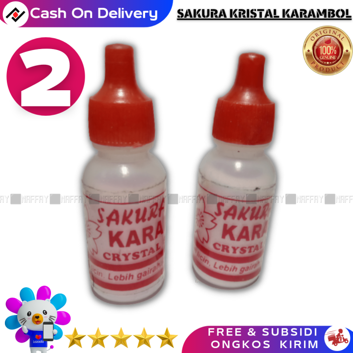 Paket 2 pcs Bubuk Kristal Bedak Karambol Sakura Original = Naffay ...
