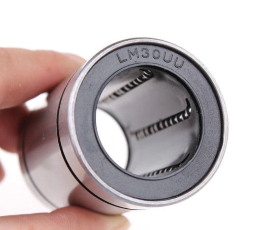 LM30 UU ( 30 x 45 x 64 mm.) Linear Motion, Linear Guide, Linear Ball Bearing = 1 ตลับ LM 30 UU ...