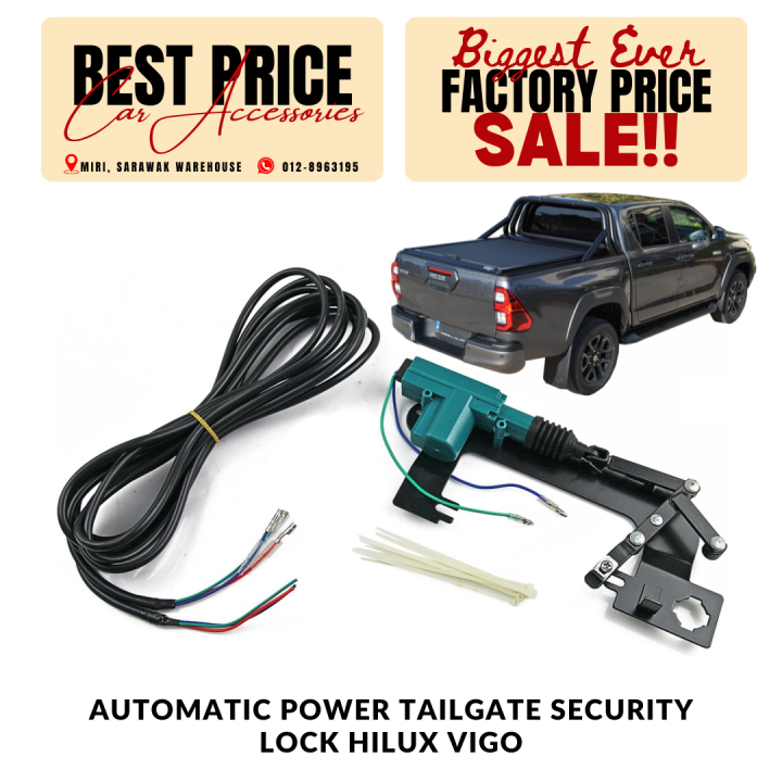 Automatic Power Tailgate Security Lock Hilux Vigo | Lazada