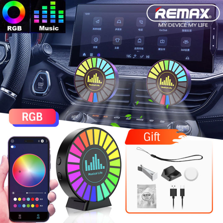 Remax Car RGB Voice Control Synchronous Rhythm Light Colorful Music ...