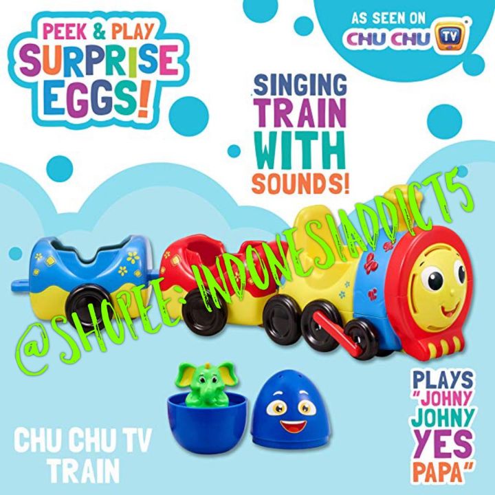 Peek & Play Surprise Eggs by Chuchu TV: Chu Chu Train | Lazada Indonesia