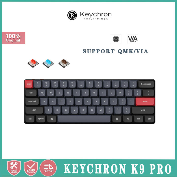 Keychron K9 Pro QMK/VIA Bluetooth Mechanical Keyboard Custom Keyboard ...