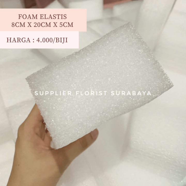 FOAM ELASTIS BUSA BUNGA PALSU FOAM ARTIFICIAL FLOWER FOAM BUNGA BUKET ...