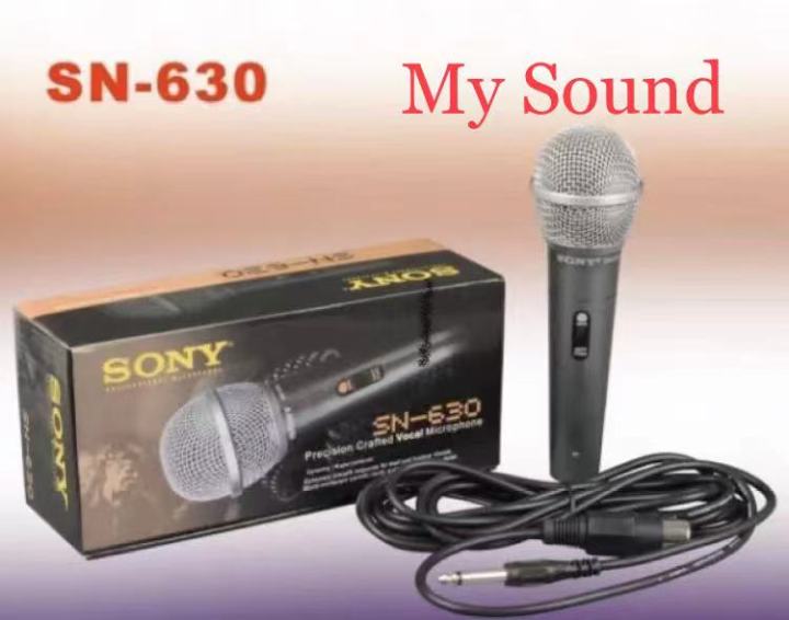 SONY SN-630 Videoke/Karaoke Dynamic microphone(silver)tested before ...