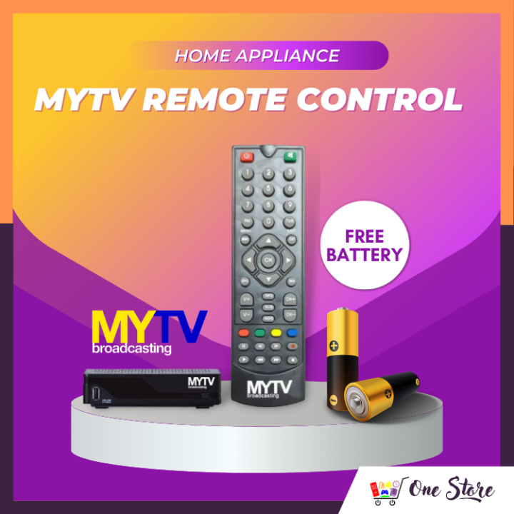 MYTV Remote Control for MYTV Unit Dekoder Decoder Receiver MY TV | Lazada