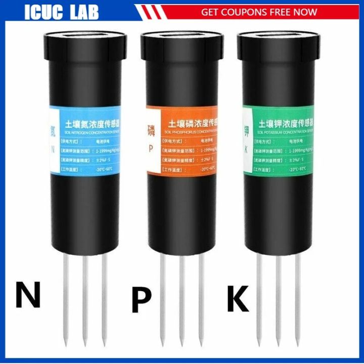 NEW NPK Soil Meter Nutrient Tester Nitrogen Potassium Phosphor Analyzer ...