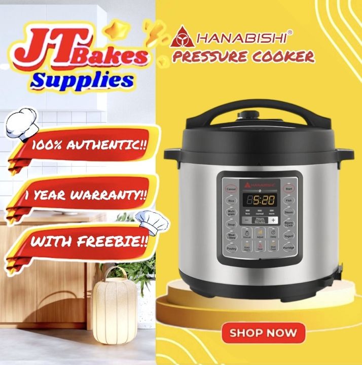 Hanabishi Electric Pressure Cooker HDIGPC10in1 5.7 Liters With Freebie ...