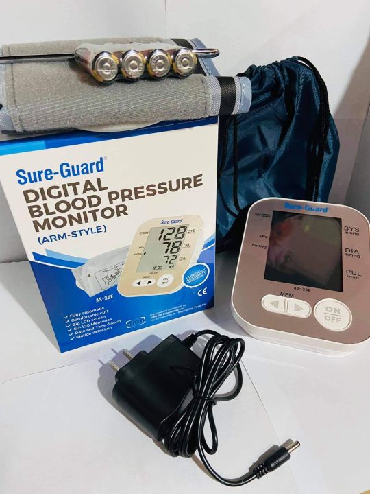 Talking Blood Pressure Digital BP Sureguard Arm Type Monitor | Lazada PH