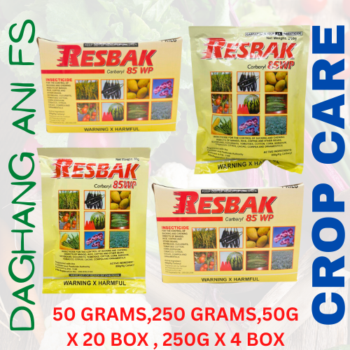 RESBAK CARBARYL INSECTICIDE for plants and pets ANTI-INSECT FOR SUCKING ...