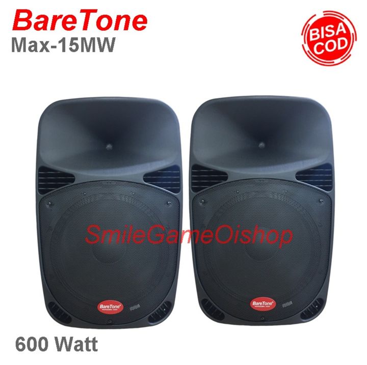 Speaker Passive baretone MAX-15MW 1 Set - 2 Pcs 15 Inch Pasif Siap Pakai ( 600 Watt ) | Lazada ...