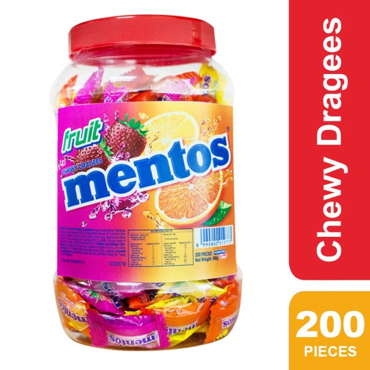 Mentos Fruit 200s - 1 jar | Lazada PH