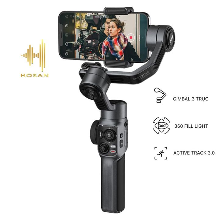 Gimbal chống rung Zhiyun Smooth 5/ Smooth 5s Pro / Smooth 5S Pro Combo - Tay cầm chống rung cho ...
