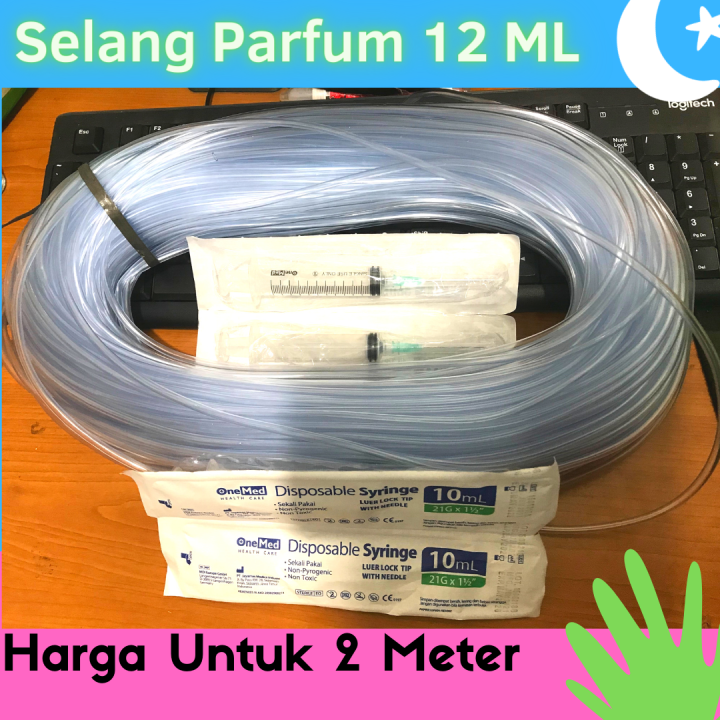 Selang Suntikan Parfum Panjang 2 METER / Selang Bening untuk Suntikan ...