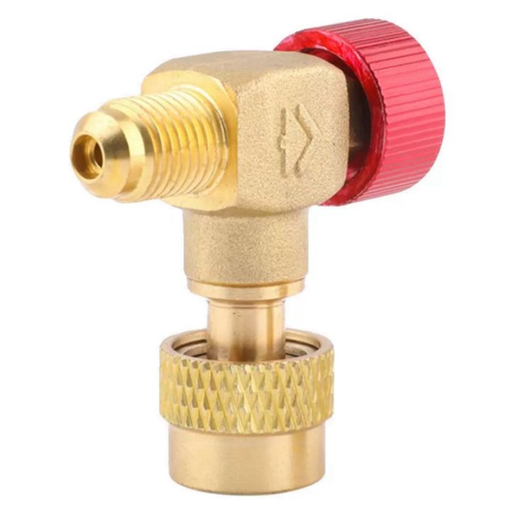 Fluorine Filling Valve Refrigerant Adapter Air Conditioner Safety Valve ...