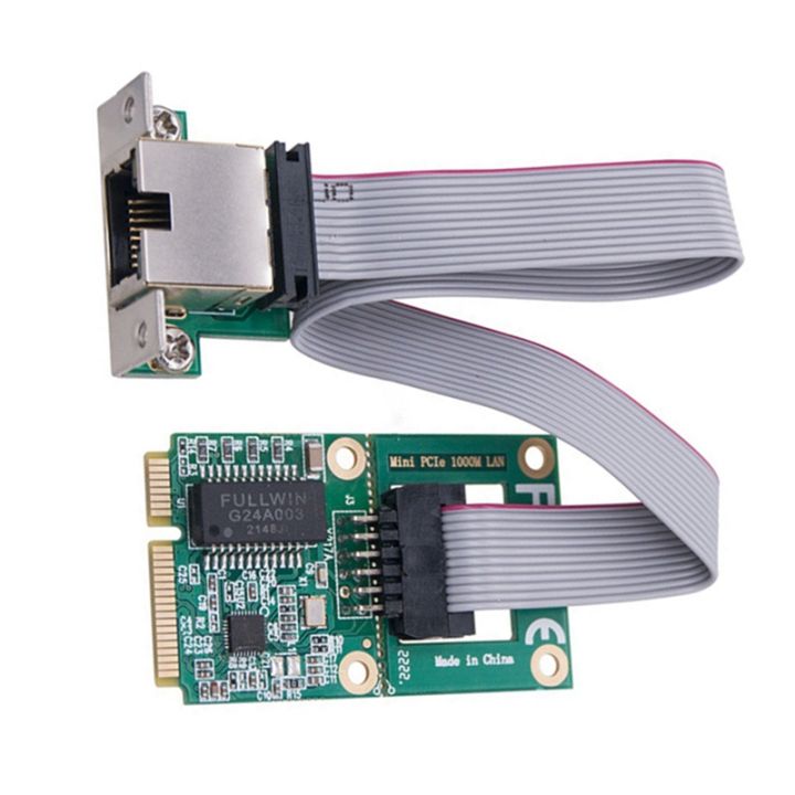 New Mini PCI-E Network Card 1000Mbps Gigabit Ethernet NIC Adapter ...