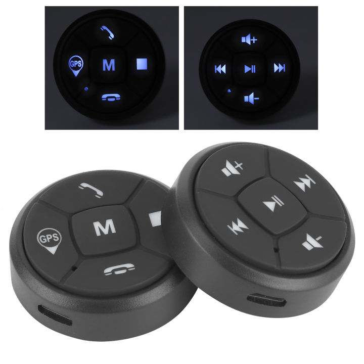 Steering Wheel Control Button Volume GPS Wireless Controller Switch ...