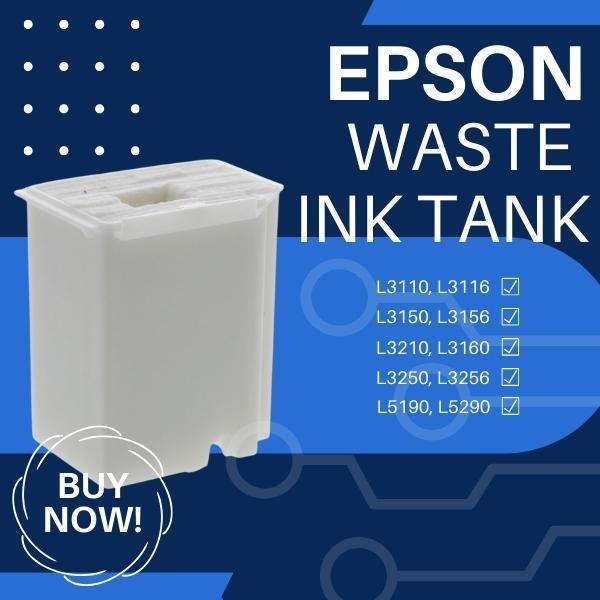EPSON Brand New Waste Ink Tank for L3110, L3150, L3210, L3250, L5290 ...