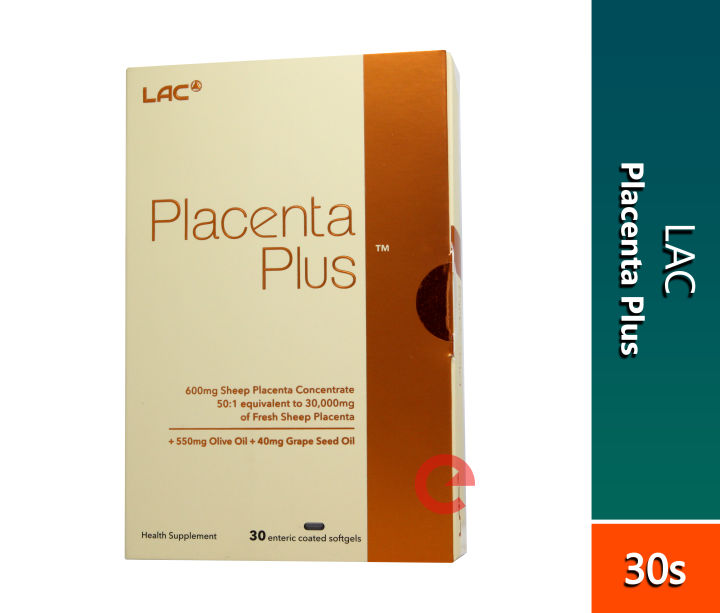 LAC Placenta Plus (Sheep Placenta Concentrate + Olive Oil + Grape Seed ...