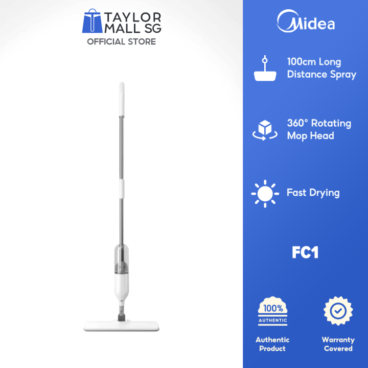 [Midea] 0.4L Water Spray Mop [FC1] | Lazada Singapore
