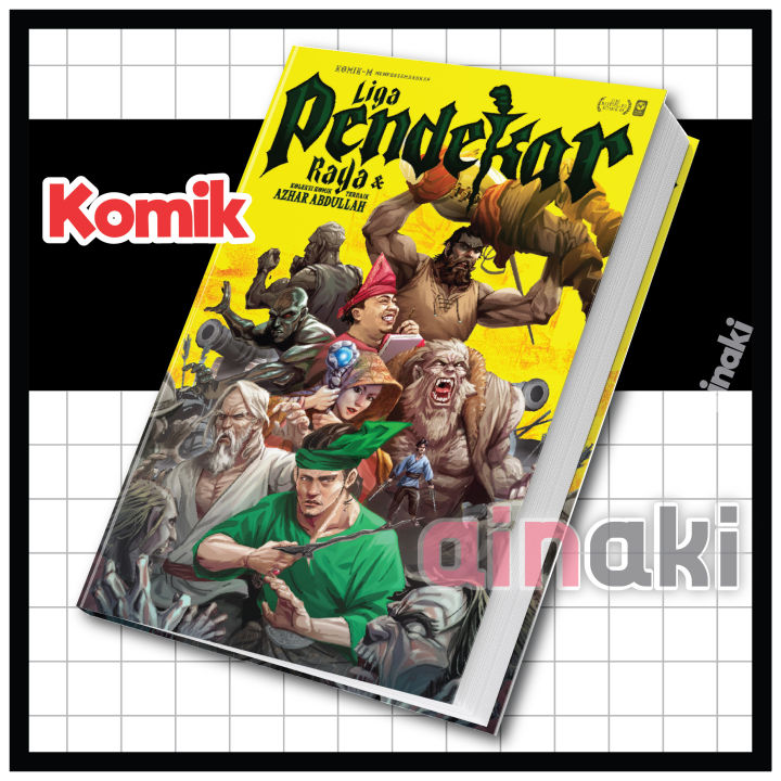 Buku Komik Liga Pendekar Raya & Koleksi Komik Terbaik Azhar Abdullah ...