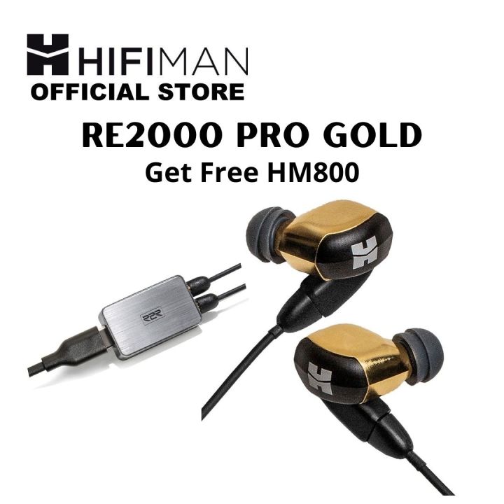 HIFIMAN RE2000 Pro Gold (Get Free HM800) 2022 | Lazada PH
