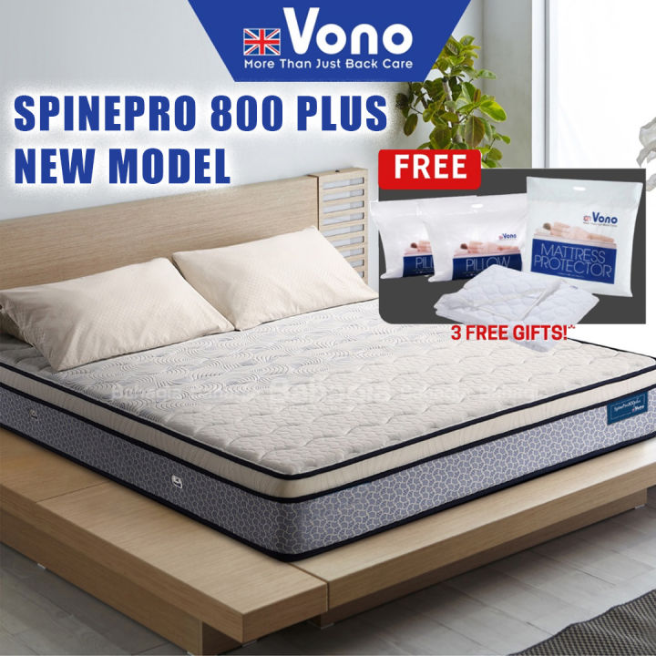 VONO SpinePro800PLUS Mattress [NEW Model] SpineProPlus ...