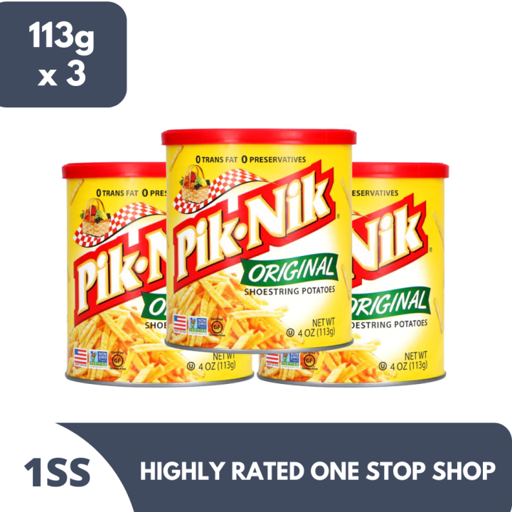 PikNik Original Shoestring Potatoes 113g x 3 | Lazada PH