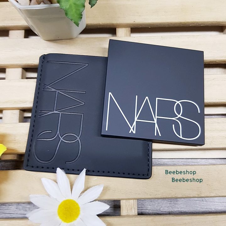 Nars Mirror กระจกนาร์ส สีชมพู สีแดง และ สีดำ ทรงสี่เหลี่ยม ขยาดพกพา ...