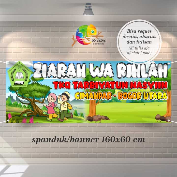 Spanduk Banner Ziarah wisata Religi Free Custom Desain | Lazada Indonesia