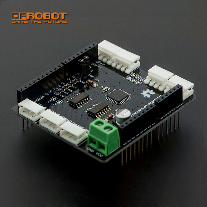 DFRobot Smart Arduino Digital Servo Driver Shield Atmega8 12V 7 channel Compatible Dynamixel AX ...