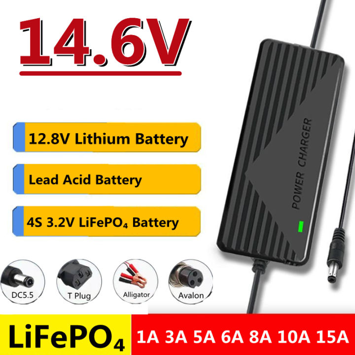 14.6V 1A 2A 3A 4A 5A 6A 8A 10A 15A LiFePo4 LFP Charger แบตเตอรี่ลิเธี่ ...